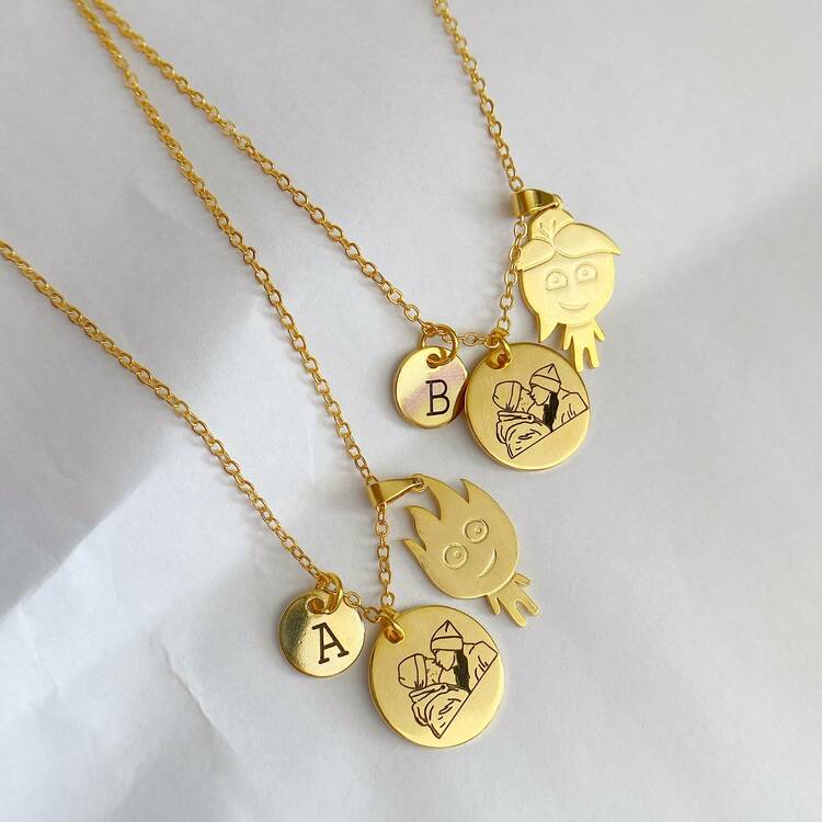 Başak Dolabı Çelik Asker Kolyesi - Başak Dolabı