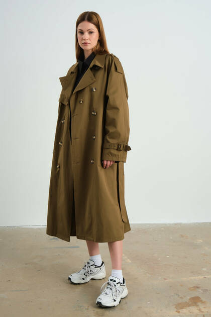 Zoe Clothing Brand Lona Oversize Trençkot - Zoe Brand Shop