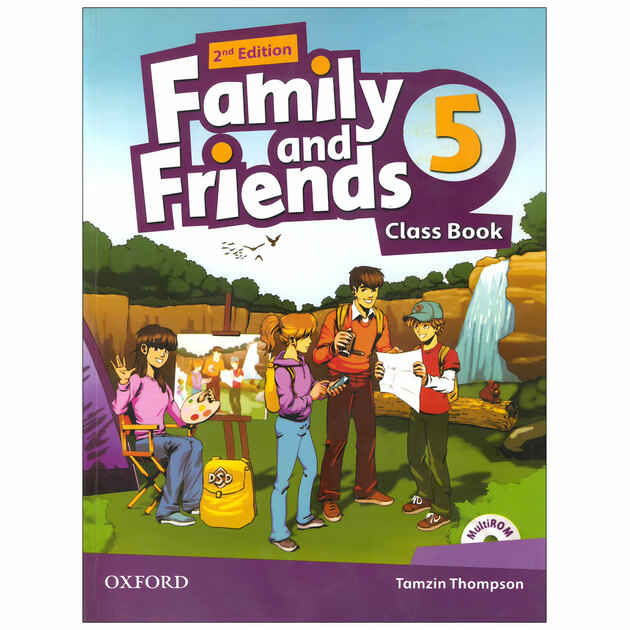 Family and Friends 5 Class Book + Workbook + 2 DVDs