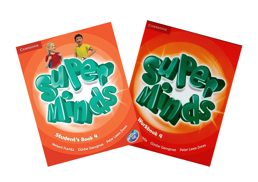 Super Minds 4 Student's Book + Workbook + DVD-ROM
