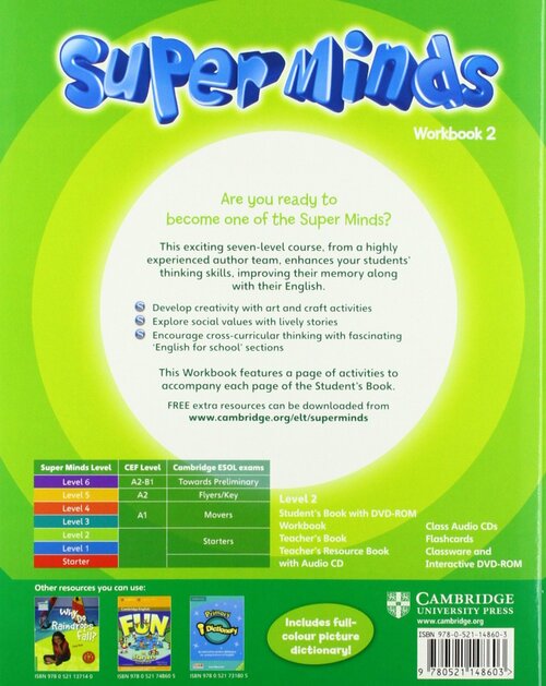 Super Minds 2 Student's Book + Workbook + DVD-ROM