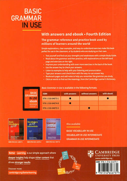 Basic Grammar in Use Student's Book with Answers + CD-ROM