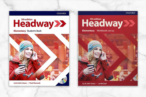 Headway Elementary Student's Book + Workbook with key + CD