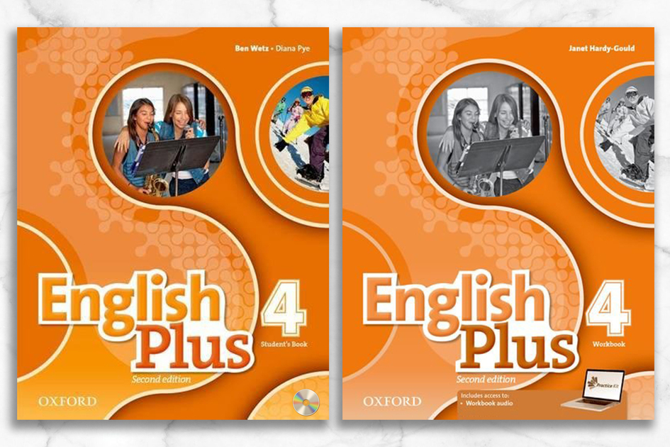 English Plus 4: Student's Book + Workbook + DVD-ROM