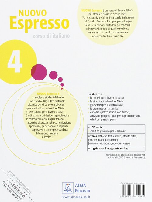 Nuovo Espresso 3&4: Libro dello studente e esercizi + 2 DVD-ROM