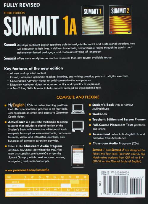 Pearson Summit Level 1A Student Book/Workbook - Beykoz Kitabevi