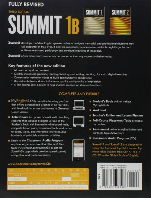 Pearson Summit Level 1B Student Book/Workbook - Beykoz Kitabevi