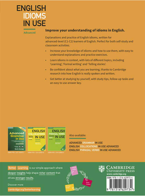 Cambridge University Press English Idioms in Use Advanced Book with ...