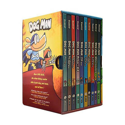 Scholastic Yayınları Dog Man Series - Special Edition - (Dog Man #1-10 Box Set) - Beykoz Kitabevi