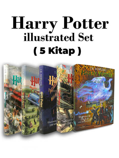 Bloomsbury Harry Potter illustrated Edition (Hardcover) 5 Books ...